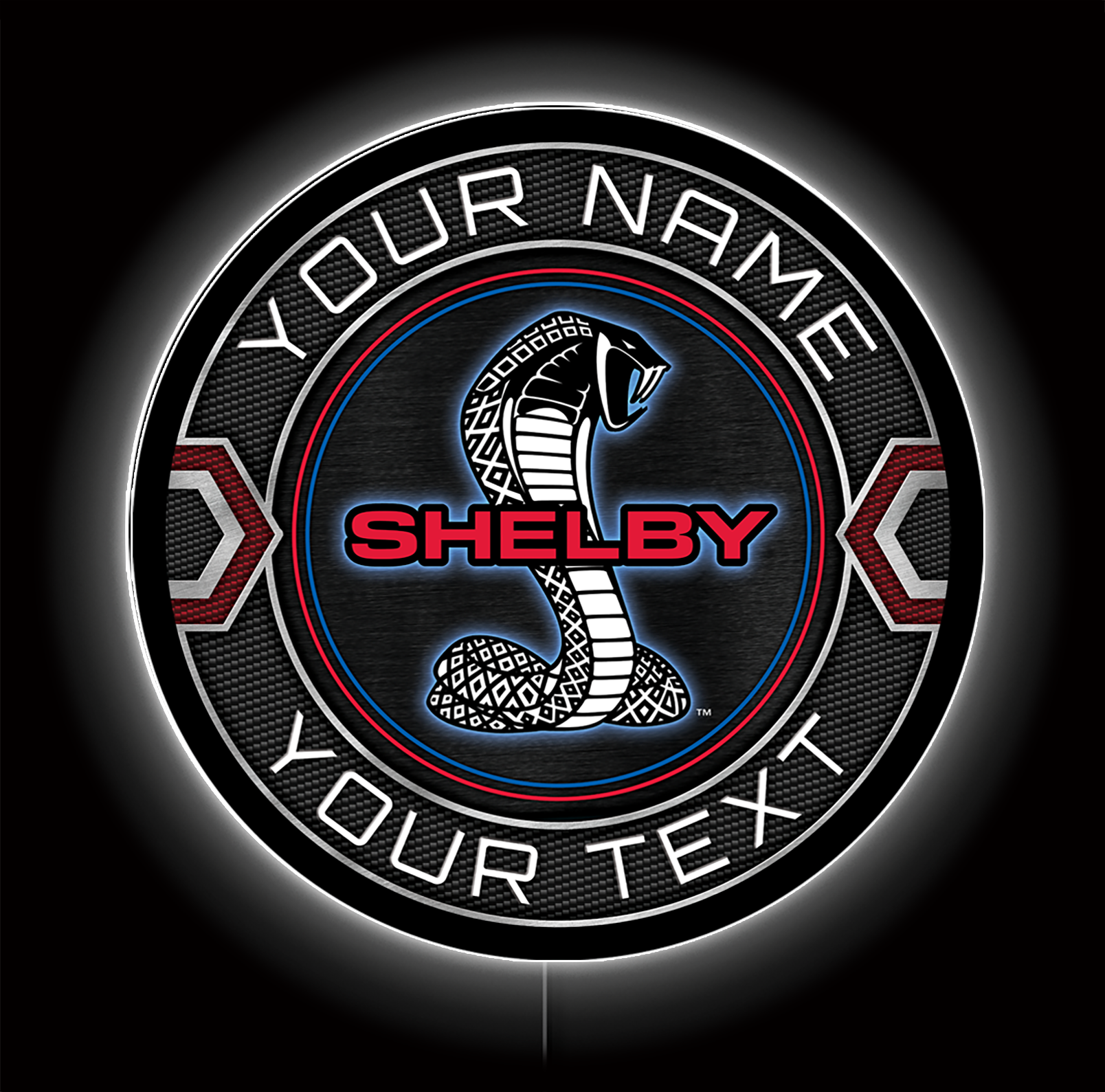 Customizable Shelby LED Sign Giant 36" – Fordimages