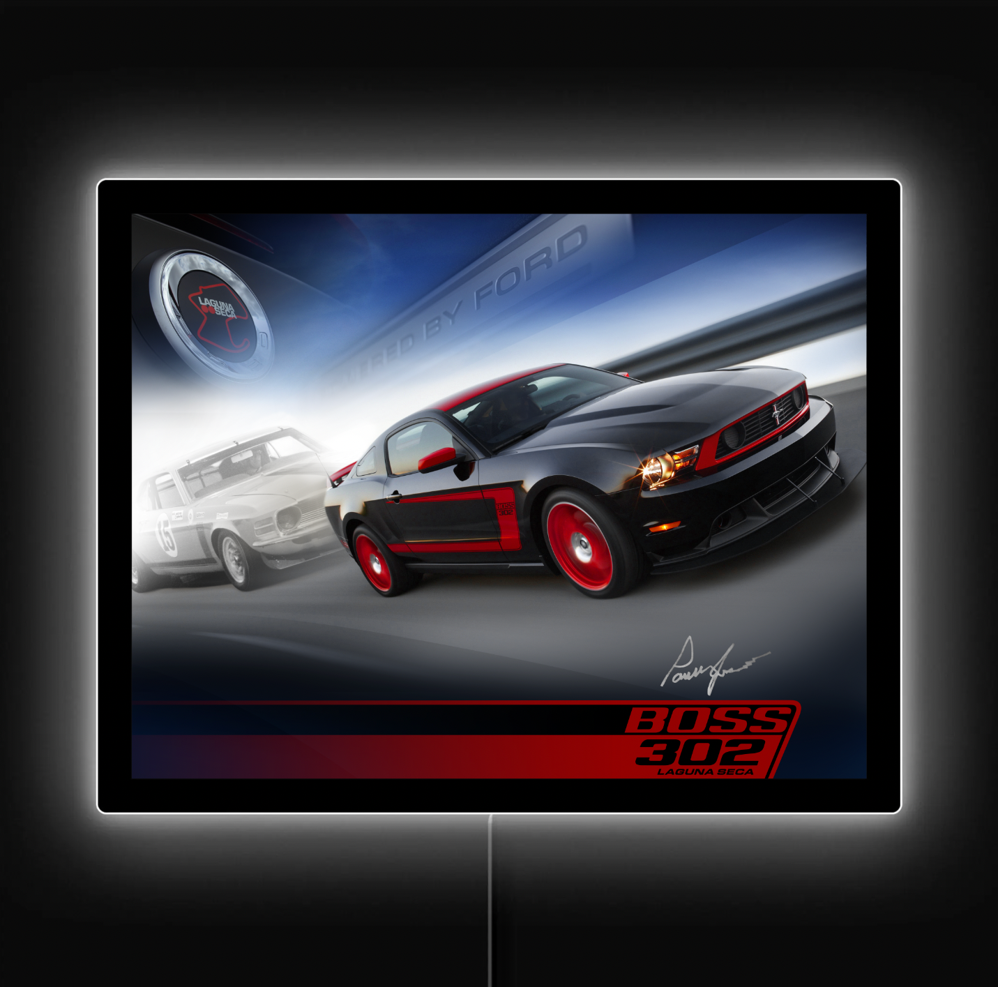 2012-2013 BOSS 302 LAGUNA SECA LED OWNERS EDITION SIGN – Fordimages